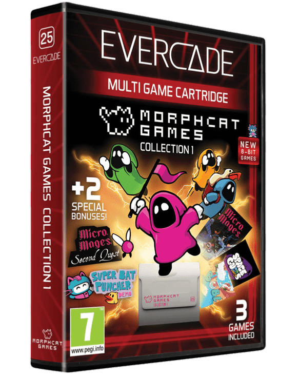 Blaze Evercade - Morphcat Cartridge 1 - Cartridge No. 25