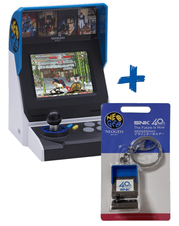 SNK Neo Geo Mini HD International Console + Free Neo Geo Mini Keychain