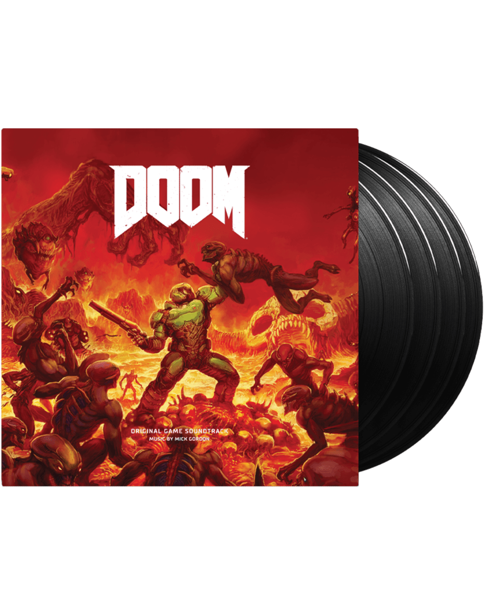 Doom 5th Anniversary Standard Edition 4 vinyl LPs JUST FOR GAMES