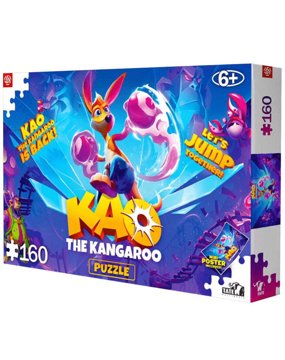 Kao The Kangaroo - Kao is Back Puzzle 160 pieces - JUST FOR GAMES