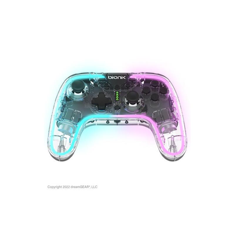 Bionik Sirex Neoglow Gaming Controller for Nintendo Switch