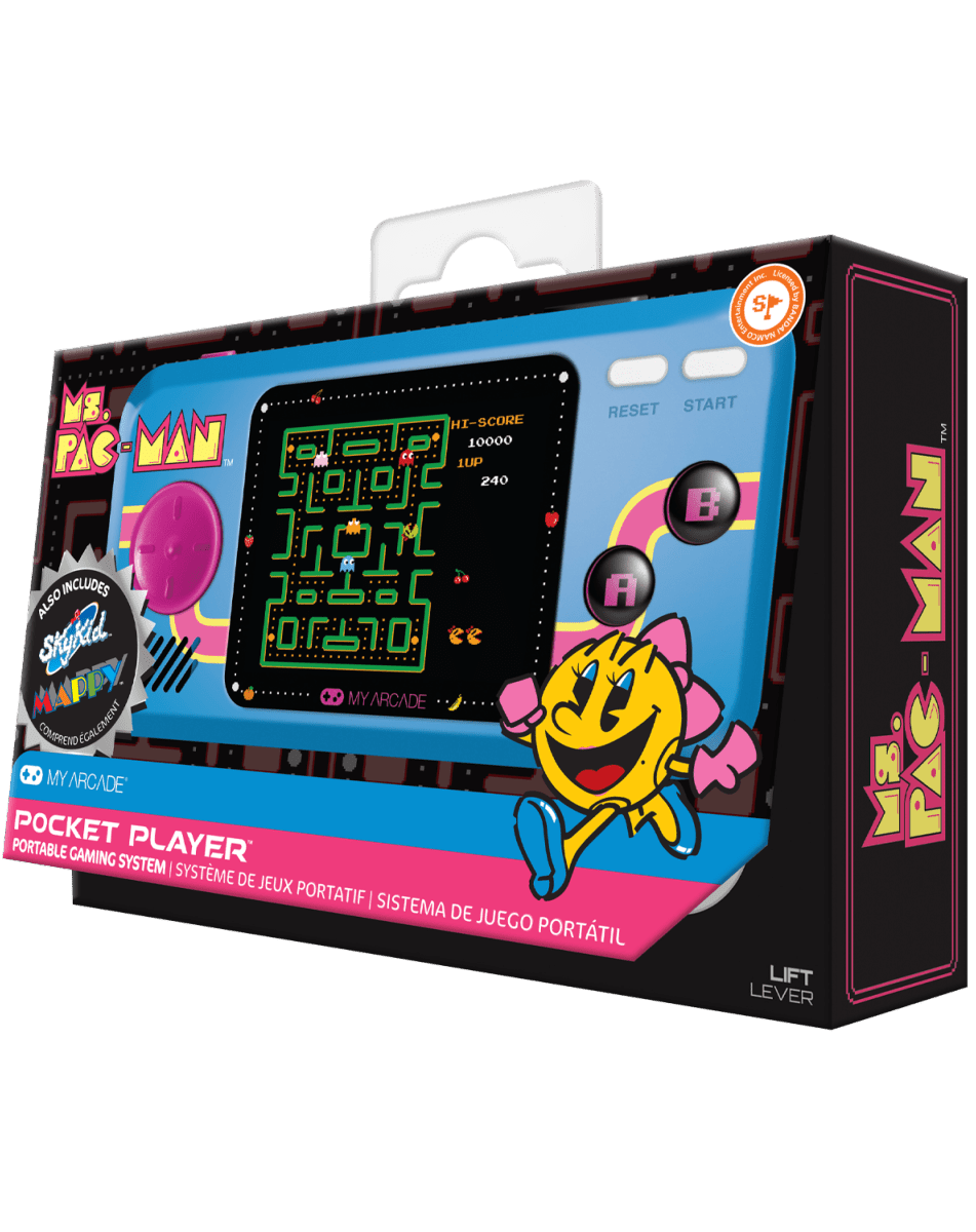 My arcade - Pocket Player Ms. Pac-Man - Portable Gaming - 3 Games in 1