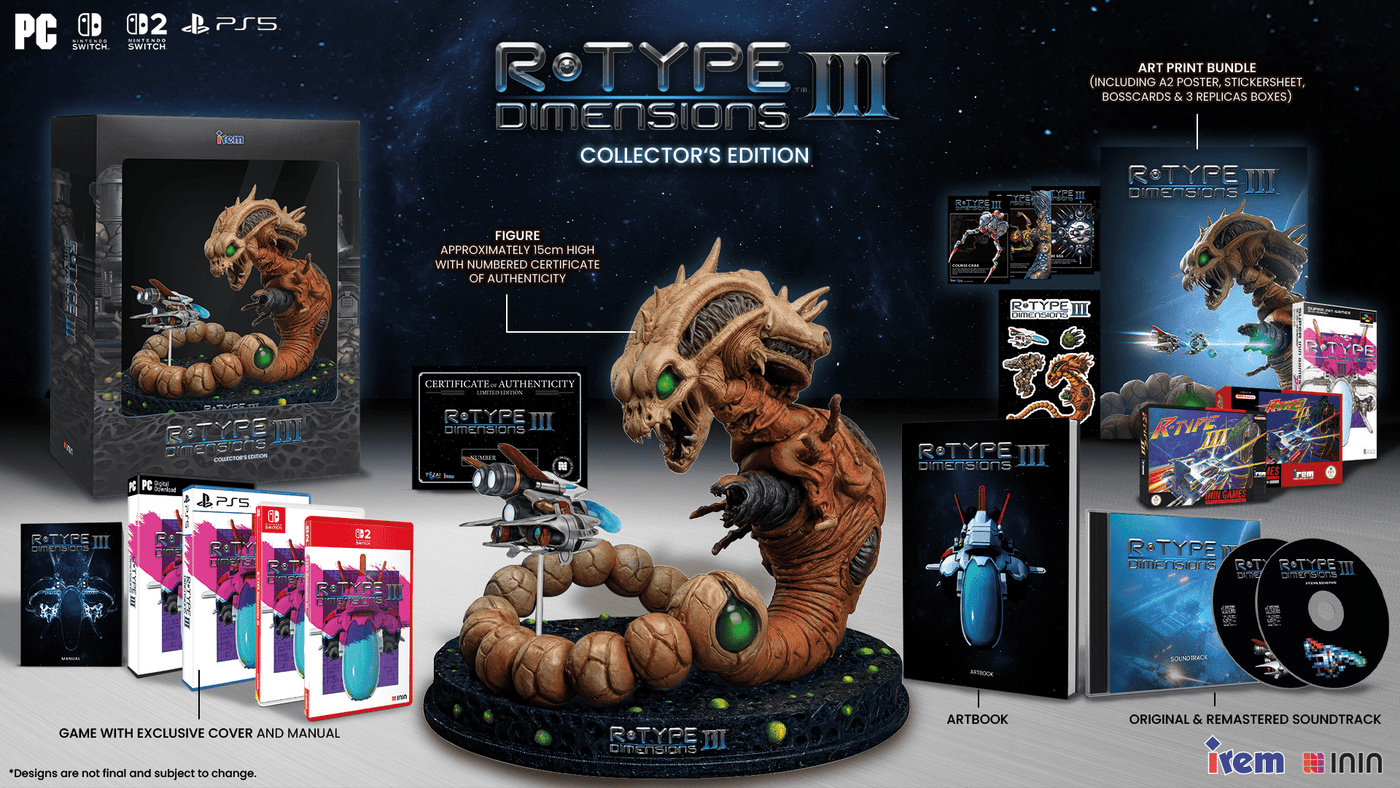 R-Type Dimensions III Collector's Edition Switch 2