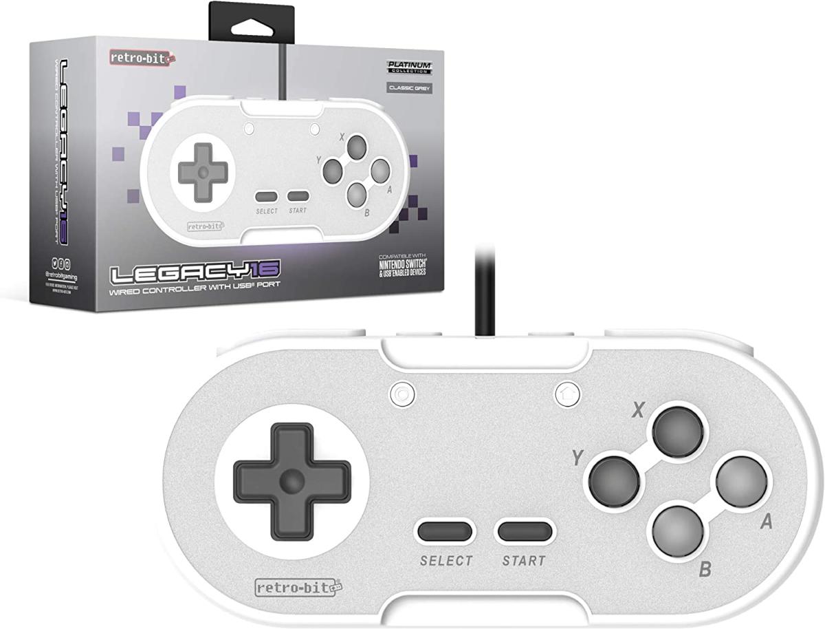 Retro-Bit Legacy 16 USB pad Gray