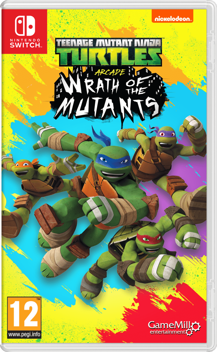 TMNT Arcade: Wrath of the Mutants Switch - Fighting game